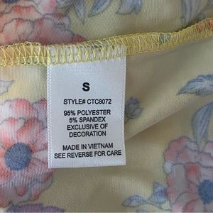 always indigo | Tops | New Always Indigo Floral Tank Size S | Poshmark